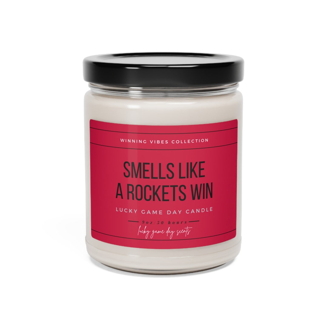 Smells Like a Rockets Win Candle | Lucky Rockets Candle | Gift for ...