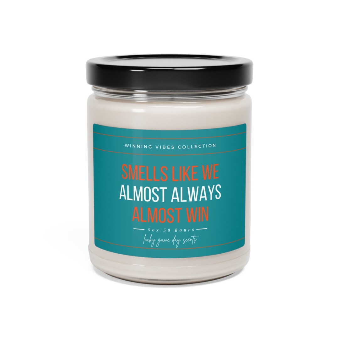 Smells Like We Almost Always Almost Win Candle | Funny Miami Football ...