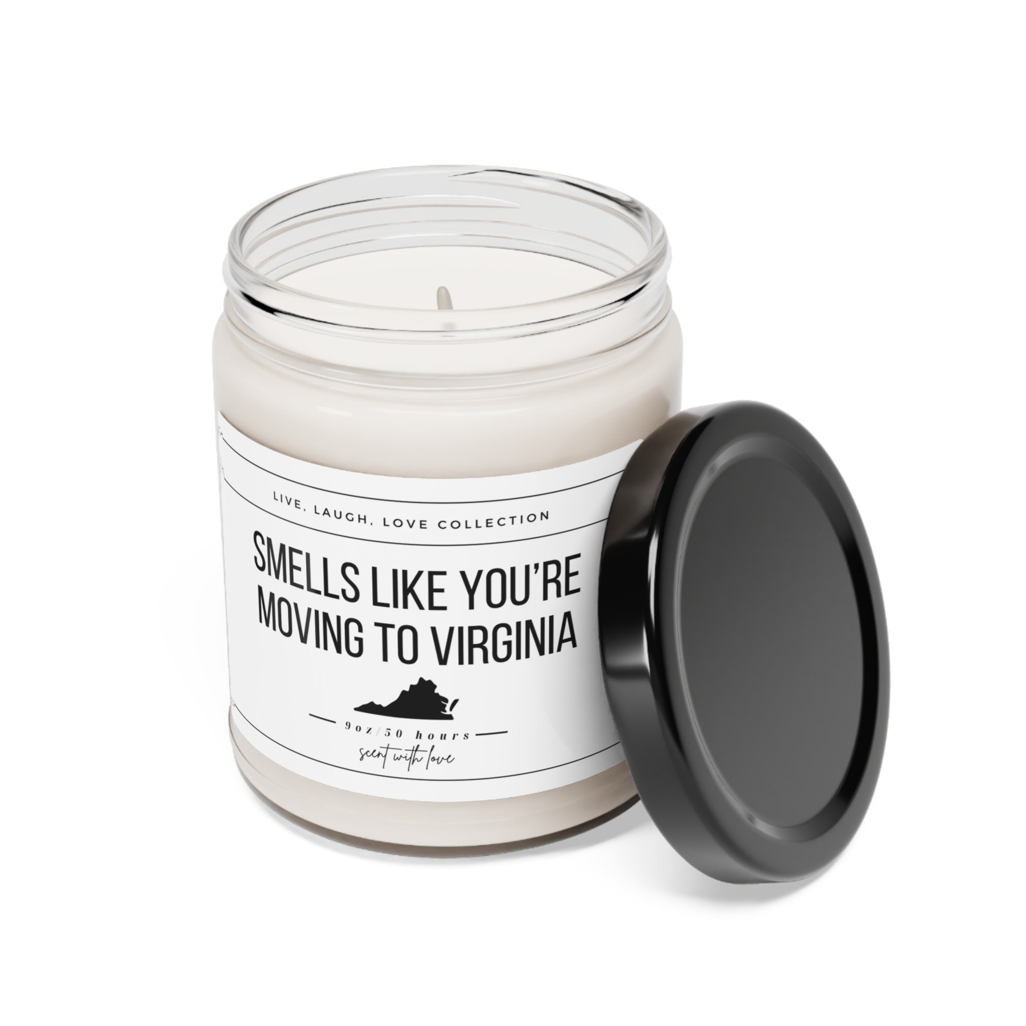 Smells Like You're Moving to Virginia Candle Moving to Virginia Gift ...