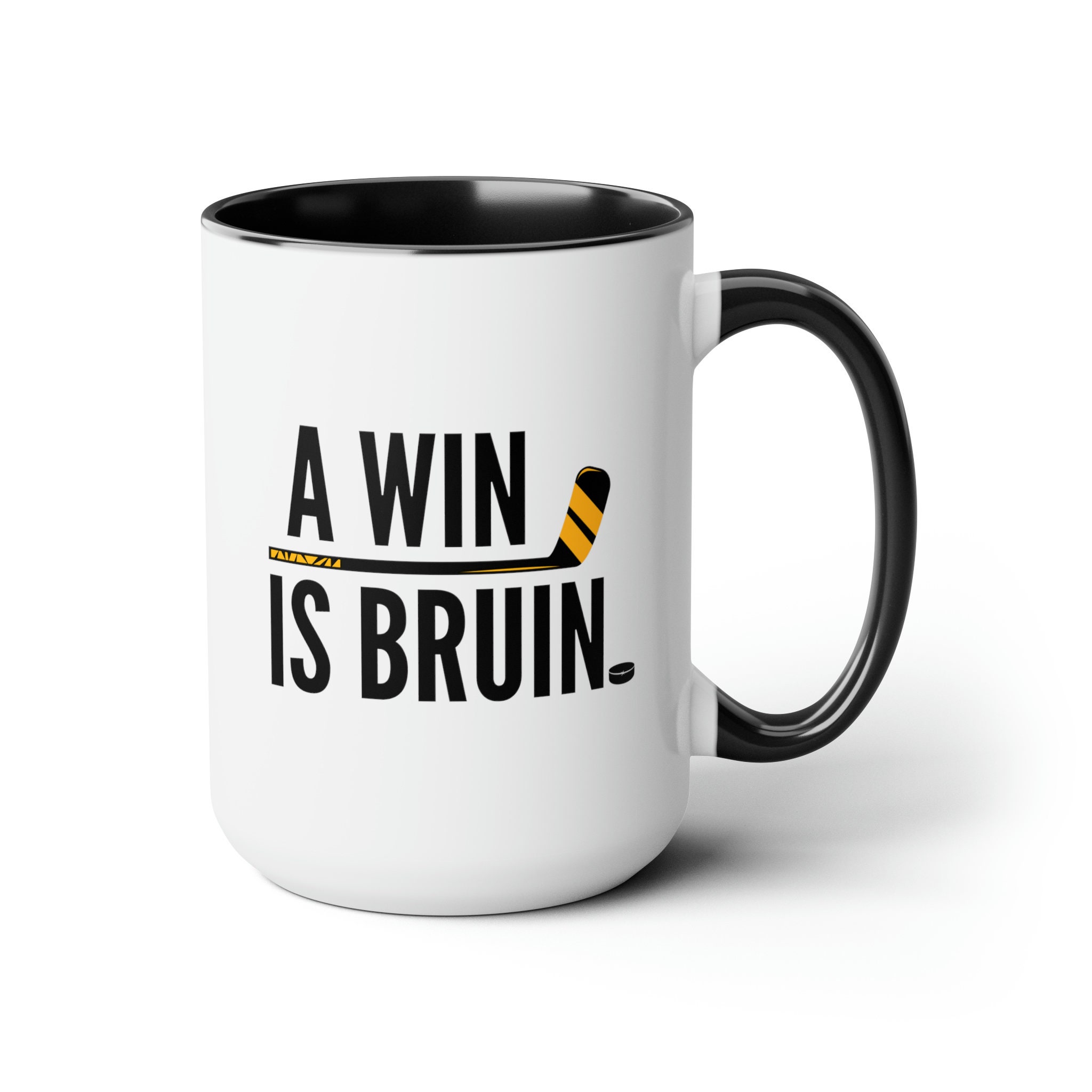 A Win is Bruin Coffee Mug | Boston Hockey Gift | Bruins Fan Gift ...