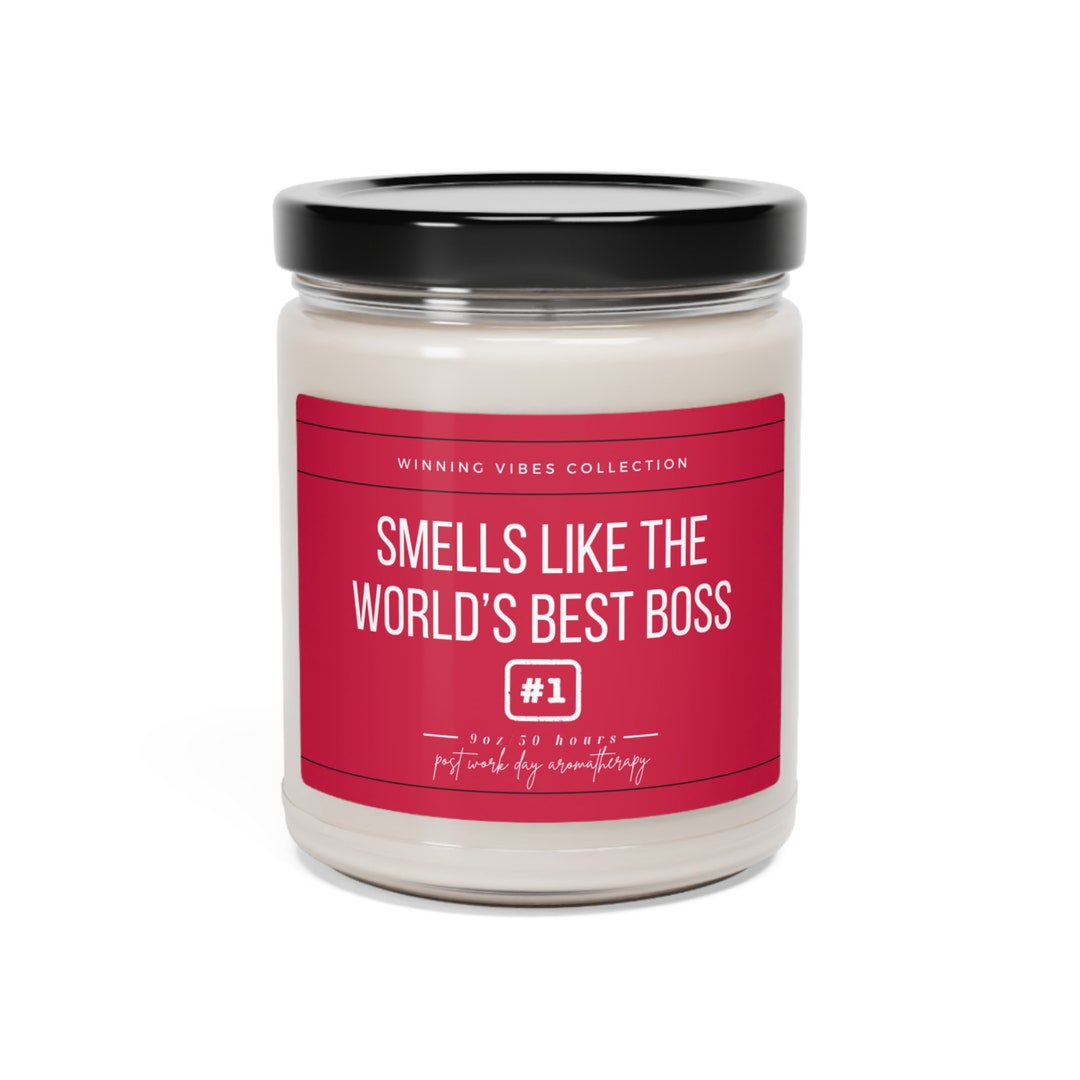 Smells Like the World's Best Boss Candle | World's Best Boss Gift ...