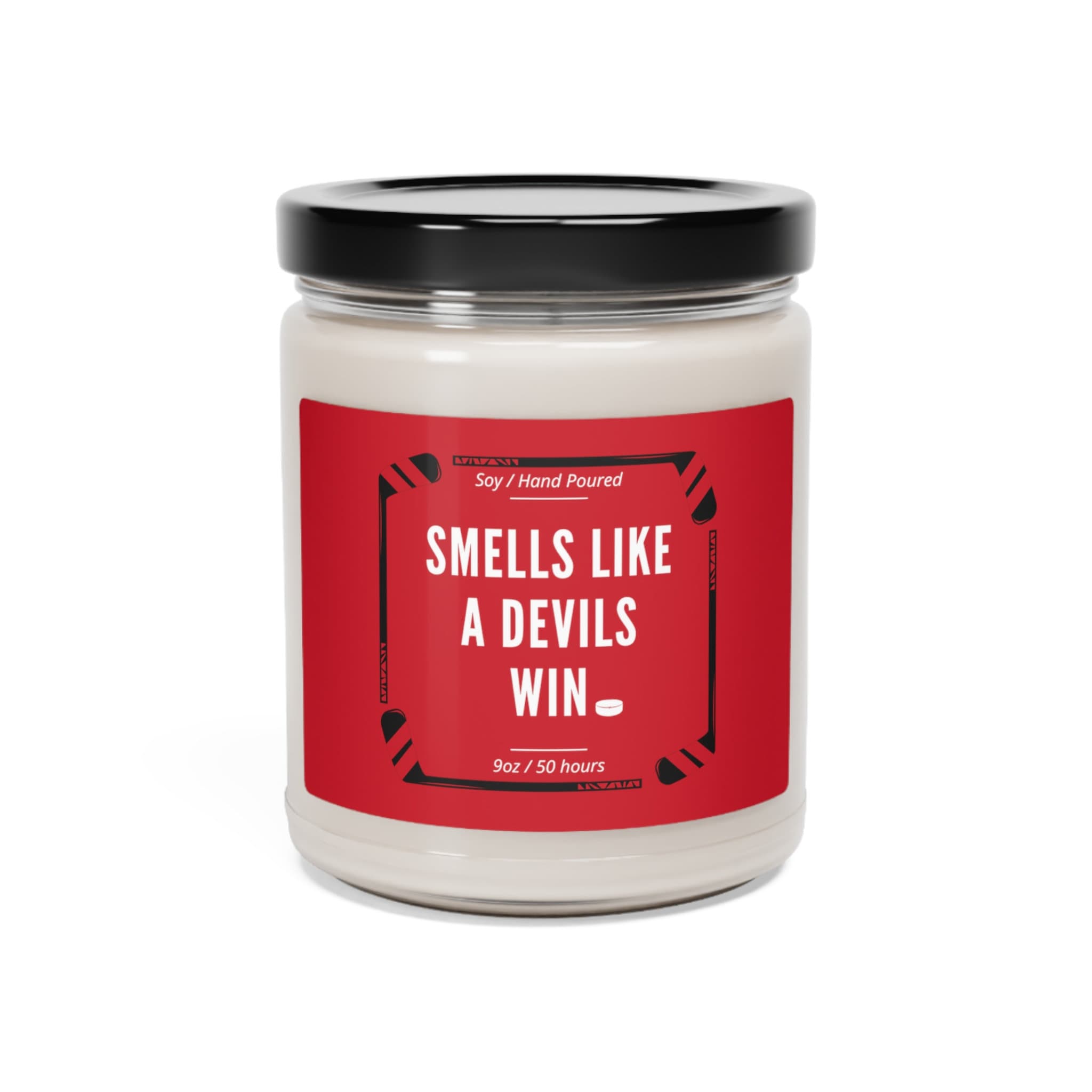 Smells Like a Devils Win Candle | New Jersey Hockey Gift | New Jersey ...