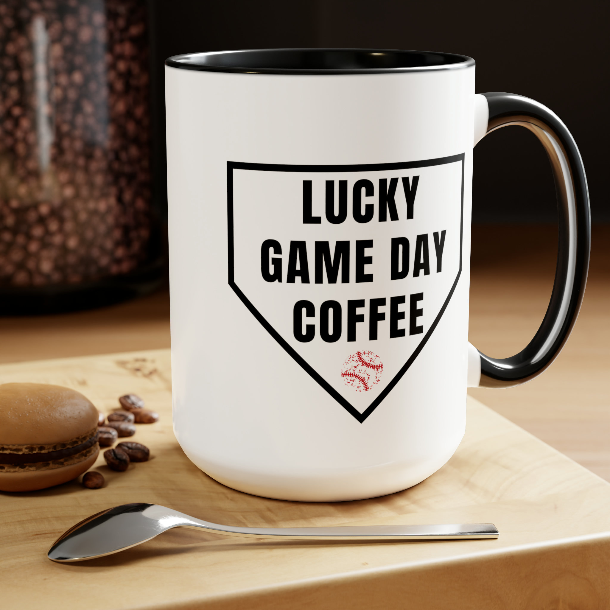 Lucky Game Day Coffee Mug Baseball Game Day Gift Baseball Coach Gift ...