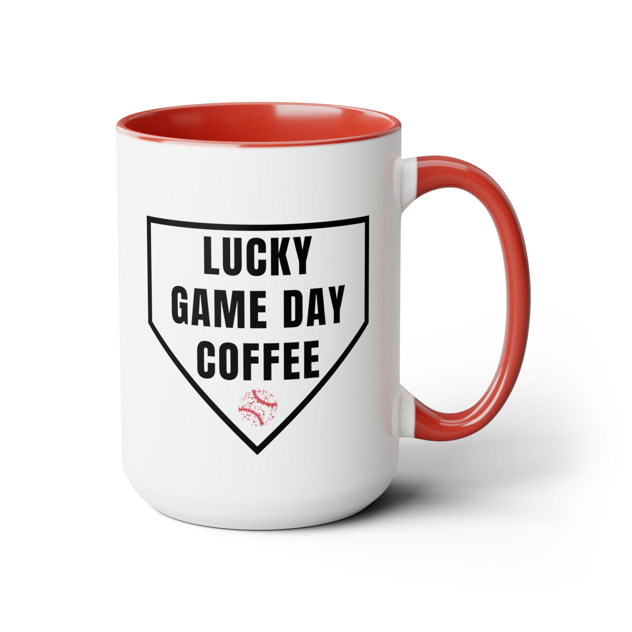 Lucky Game Day Coffee Mug Baseball Game Day Gift Baseball Coach Gift ...