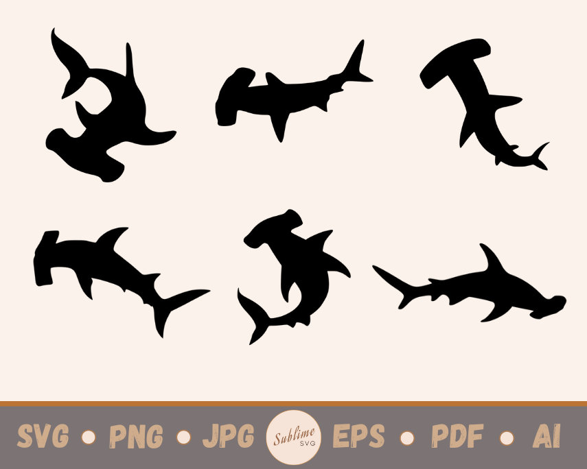 Hammerhead Shark Silhouette