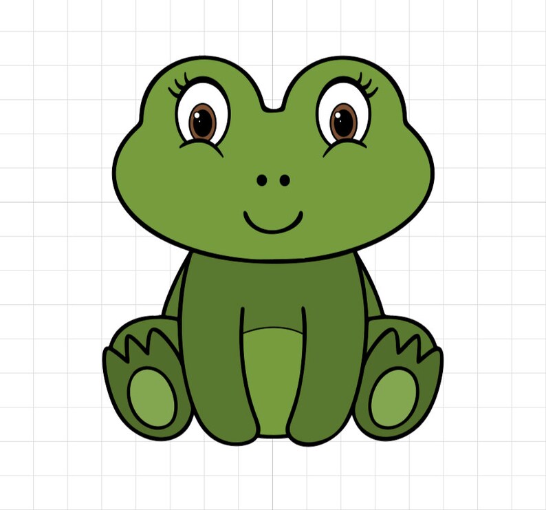 Frog SVG Cutting Files for Cricut, Silhouette Svg, Png, Jpg, Eps, Ai ...