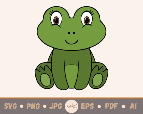 Frog SVG Cutting Files for Cricut Silhouette Svg Png - Etsy
