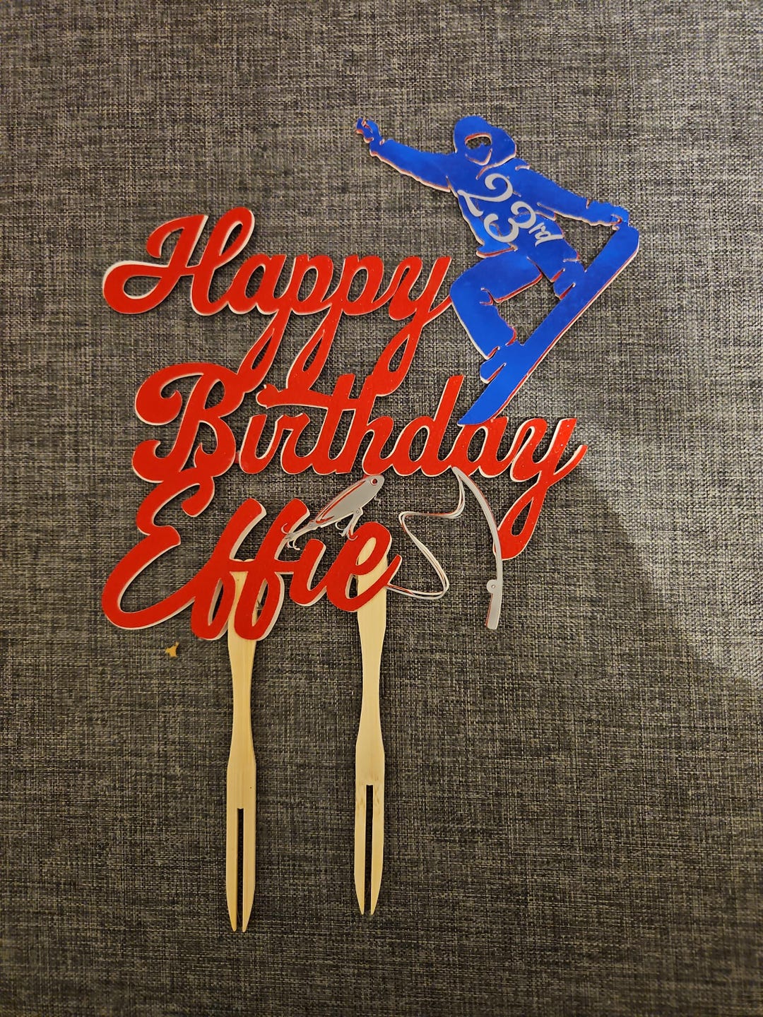 Custom Cardstock Cake Toppers for Birthday or Wedding - Etsy