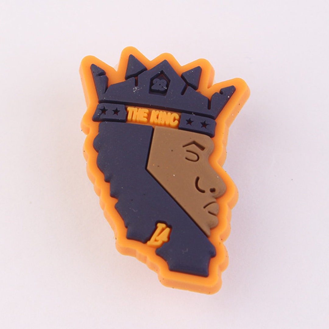 NBA LA Lakers Lebron James Croc Charms Jibbitz - Etsy