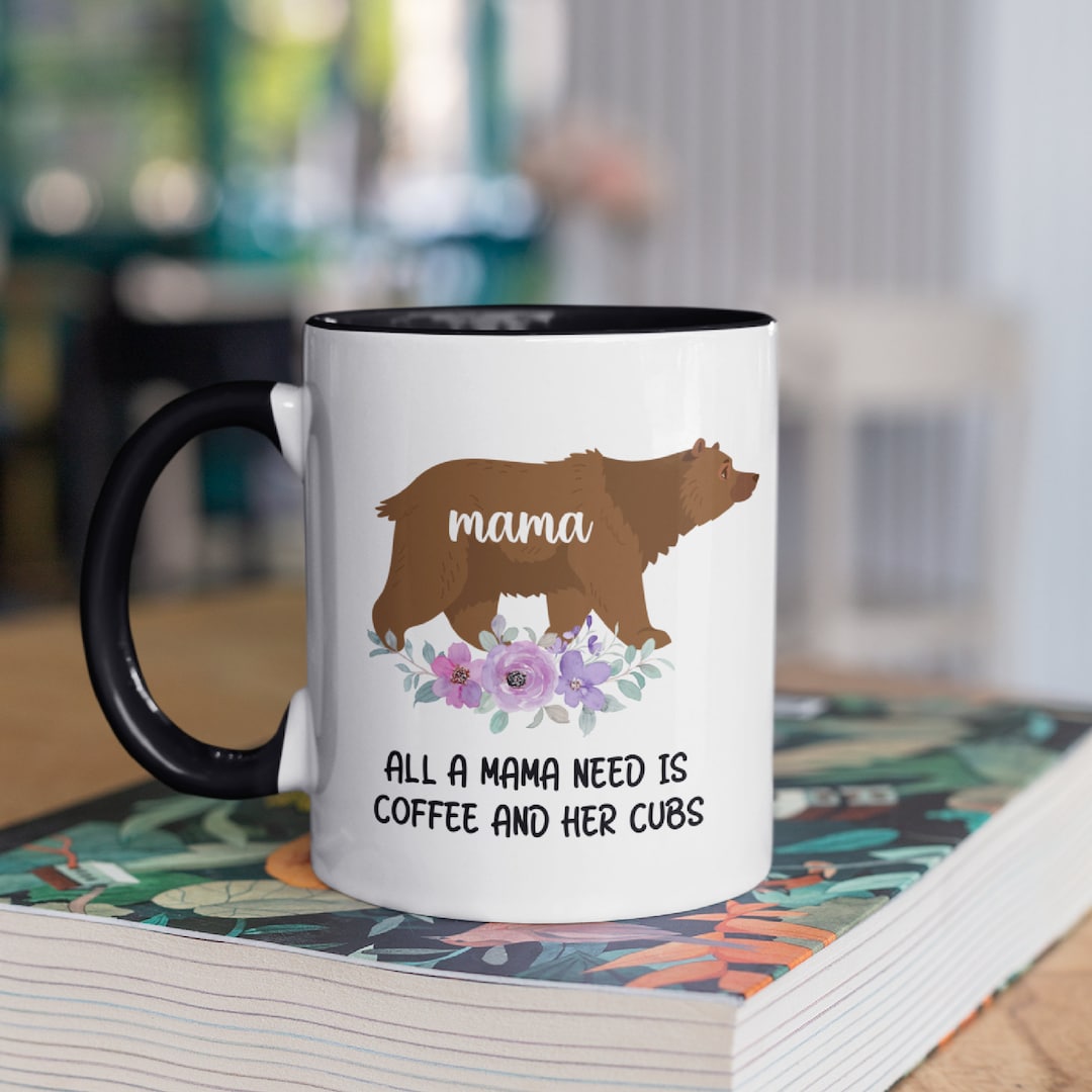 Mama Bear Mug Personalized Mama Bear Coffee Mug Mama Bear Gift for ...