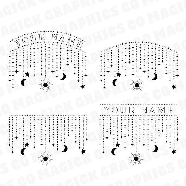 Sun Moon Stars - Etsy