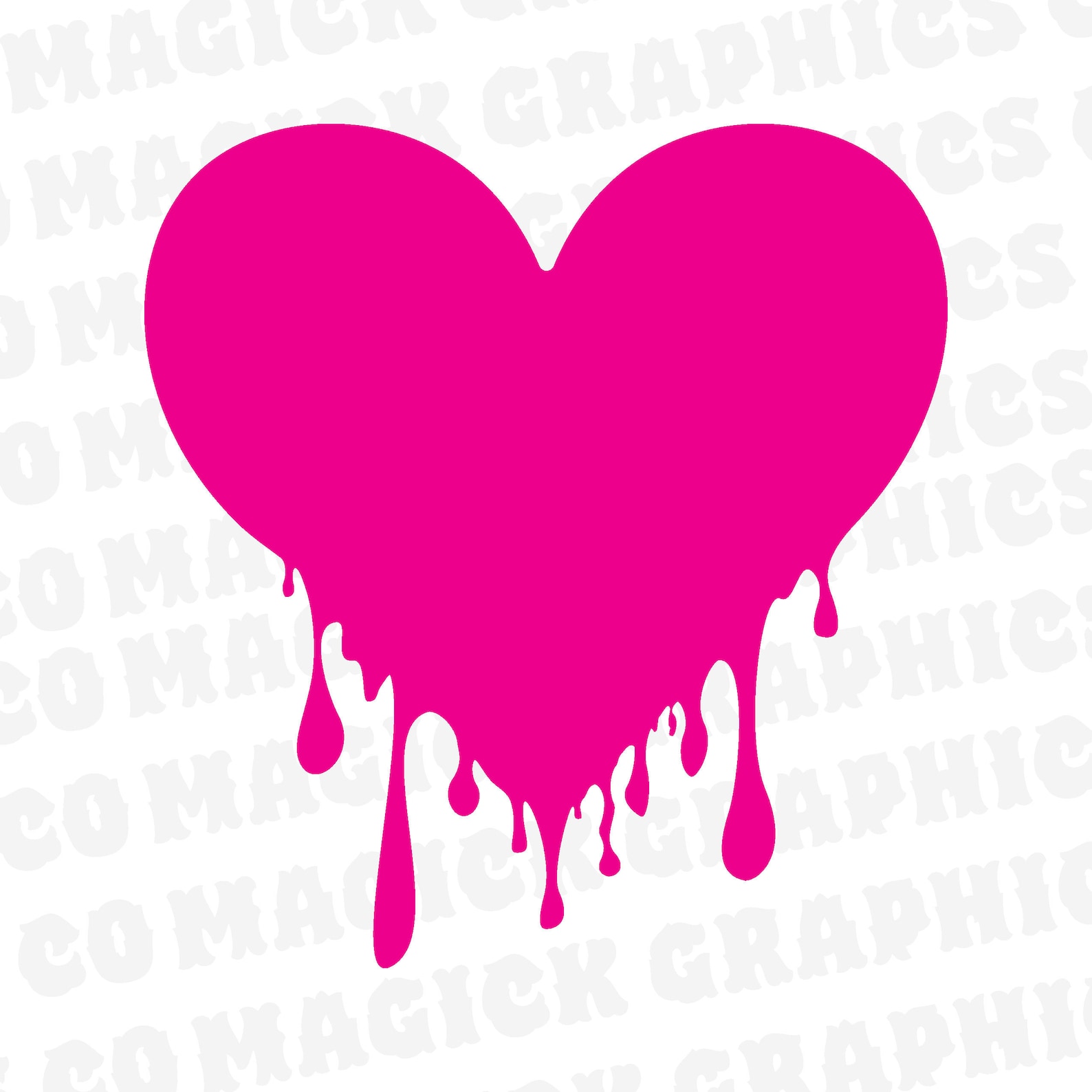Heart Bundle SVG PNG DXF Bleeding Dripping Heart for Cricut, Silhouette ...