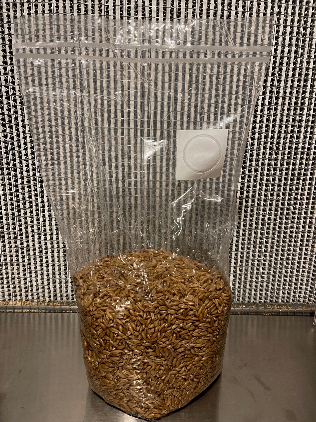 3.5lb Sterilized Whole Oat Grain Bag W/ 0.2 Micron Filter Patch and ...