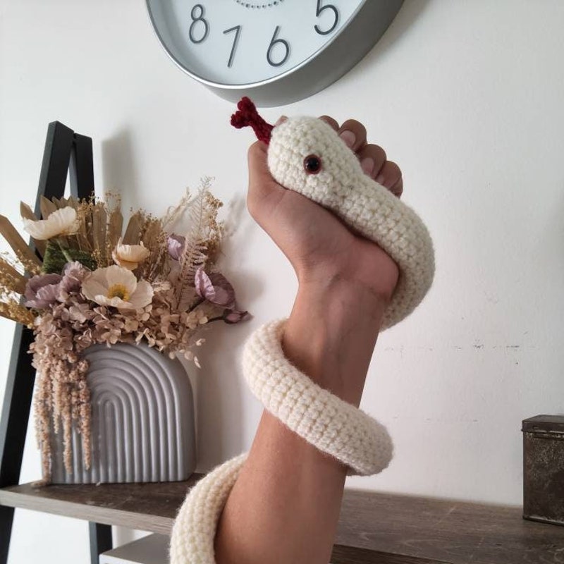 Albino Snake - Etsy