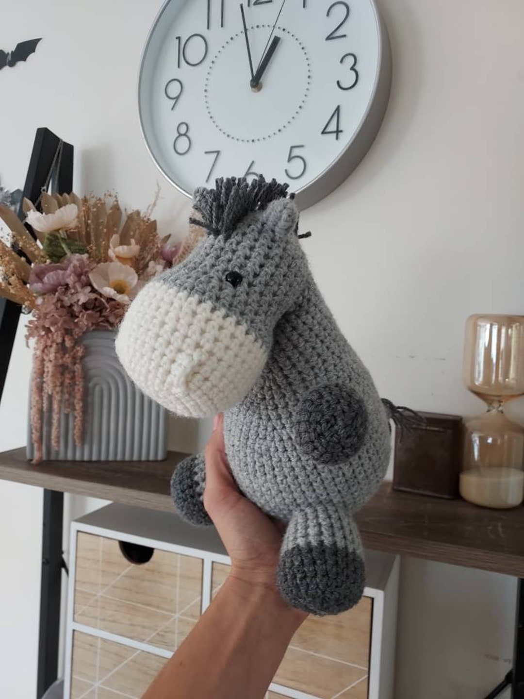 Donkey,crochet Donkey, Donkey Soft Toy, Donkey Plushie, Handmade Gift ...