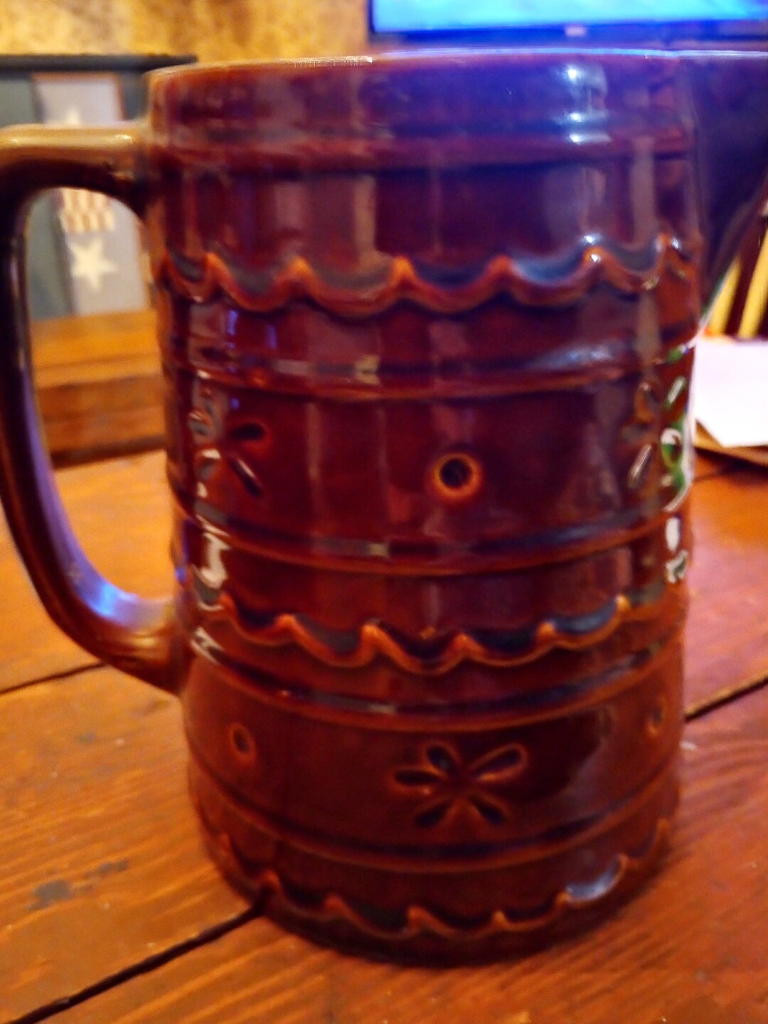 Marcrest, Daisy Dot, Stoneware Pitcher - Etsy