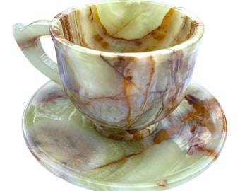 Vintage Onyx Tea Set - Etsy