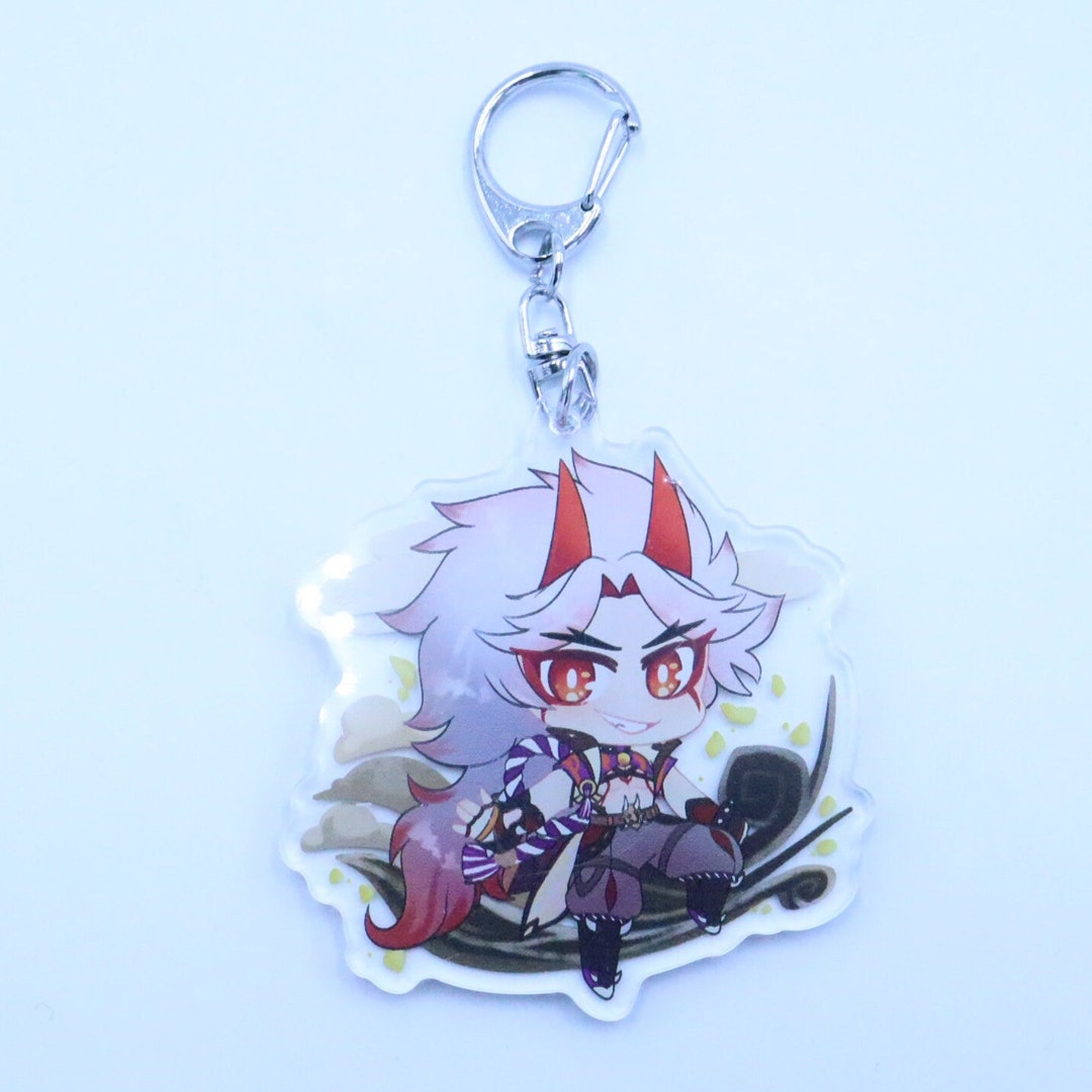 Itto Genshin Keychain - Etsy