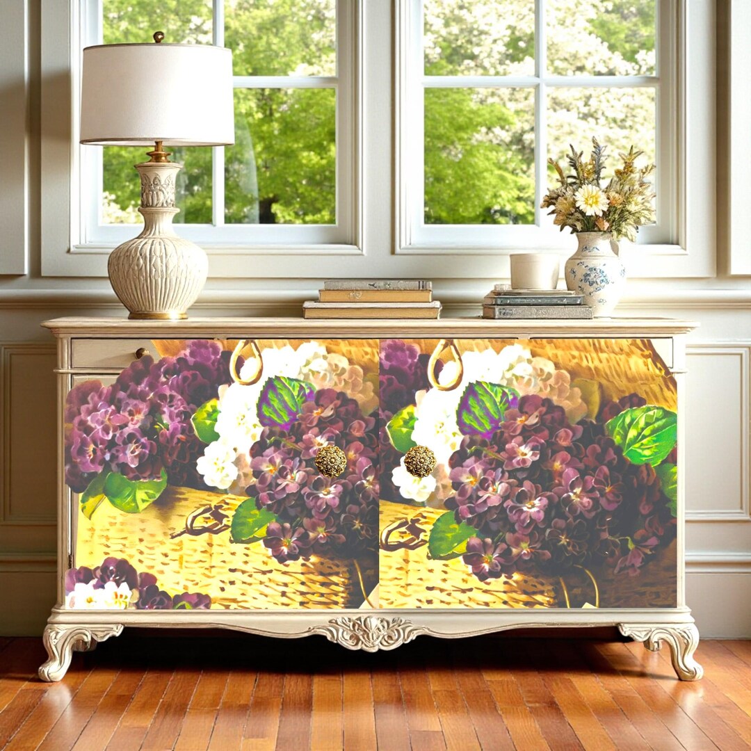 Large Decoupage Paper for Furniture Upcycling Hydrangea Tissue Napkin ...