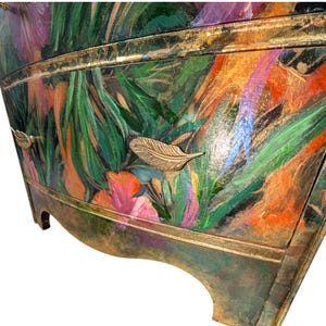 Hand Painted Side Board I Maximalism Design Furniture I Handmade ...