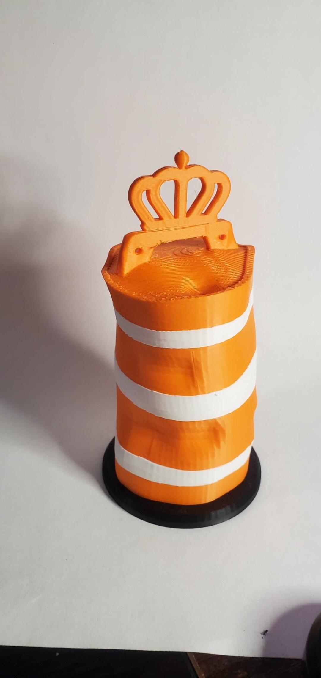 Charlotte, NC - Under Construction Barrel Figurine - Etsy