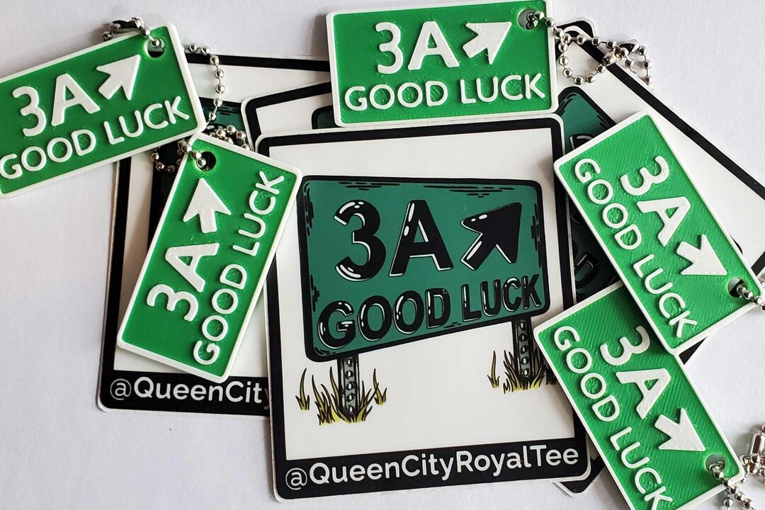 Exit 3A Good Luck - Keychain & Sticker - Etsy