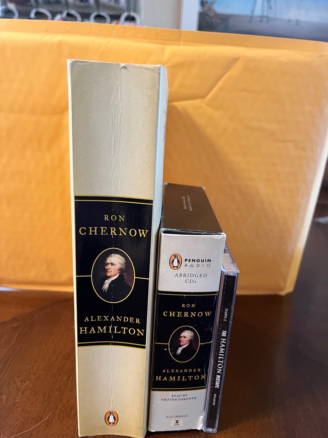 Alexander Hamilton by Ron Chernow, Book and Audio Cds Plus the Hamilton ...