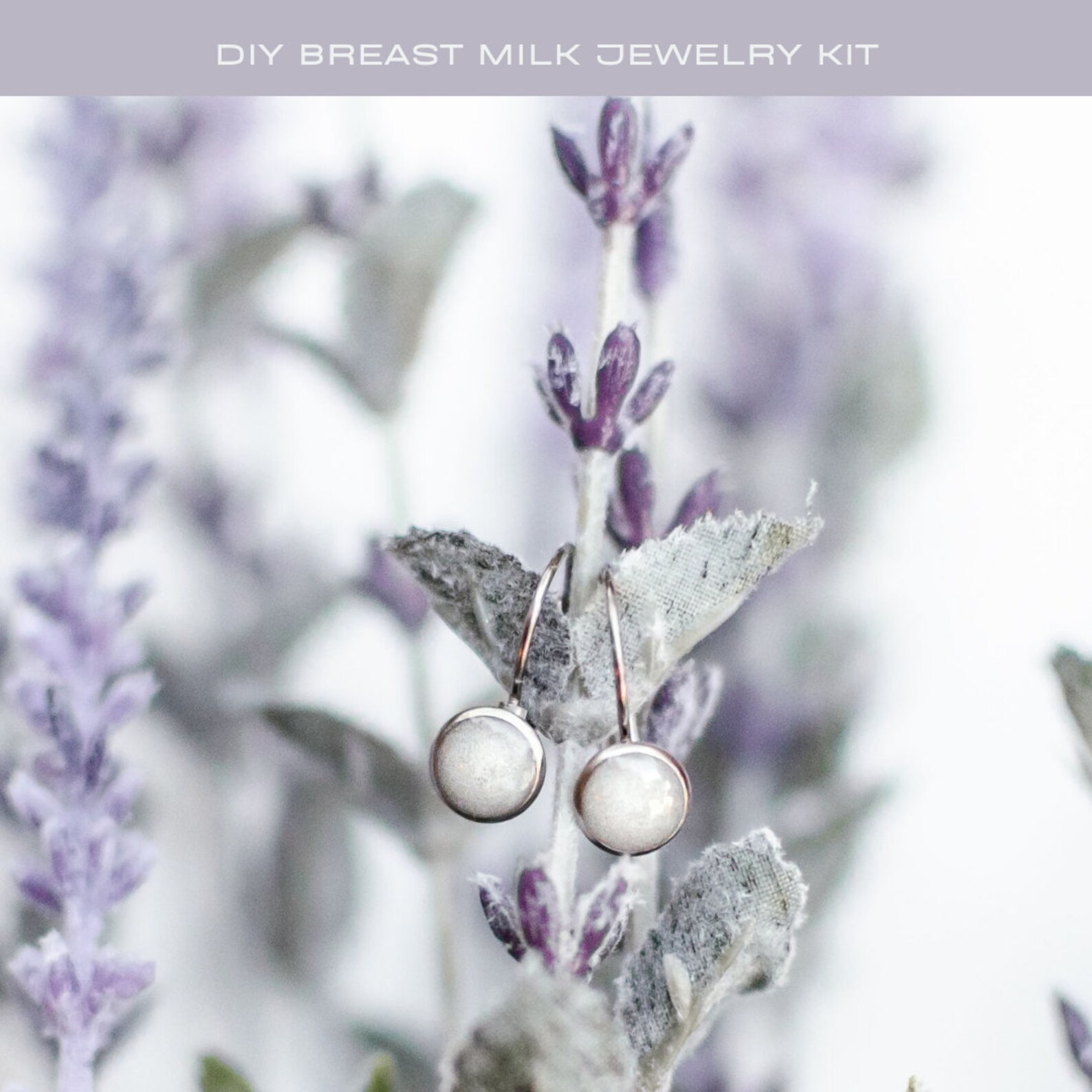 Breast Milk Jewelry DIY Kit. Stainless Steel Keepsake for Breastfeeding ...