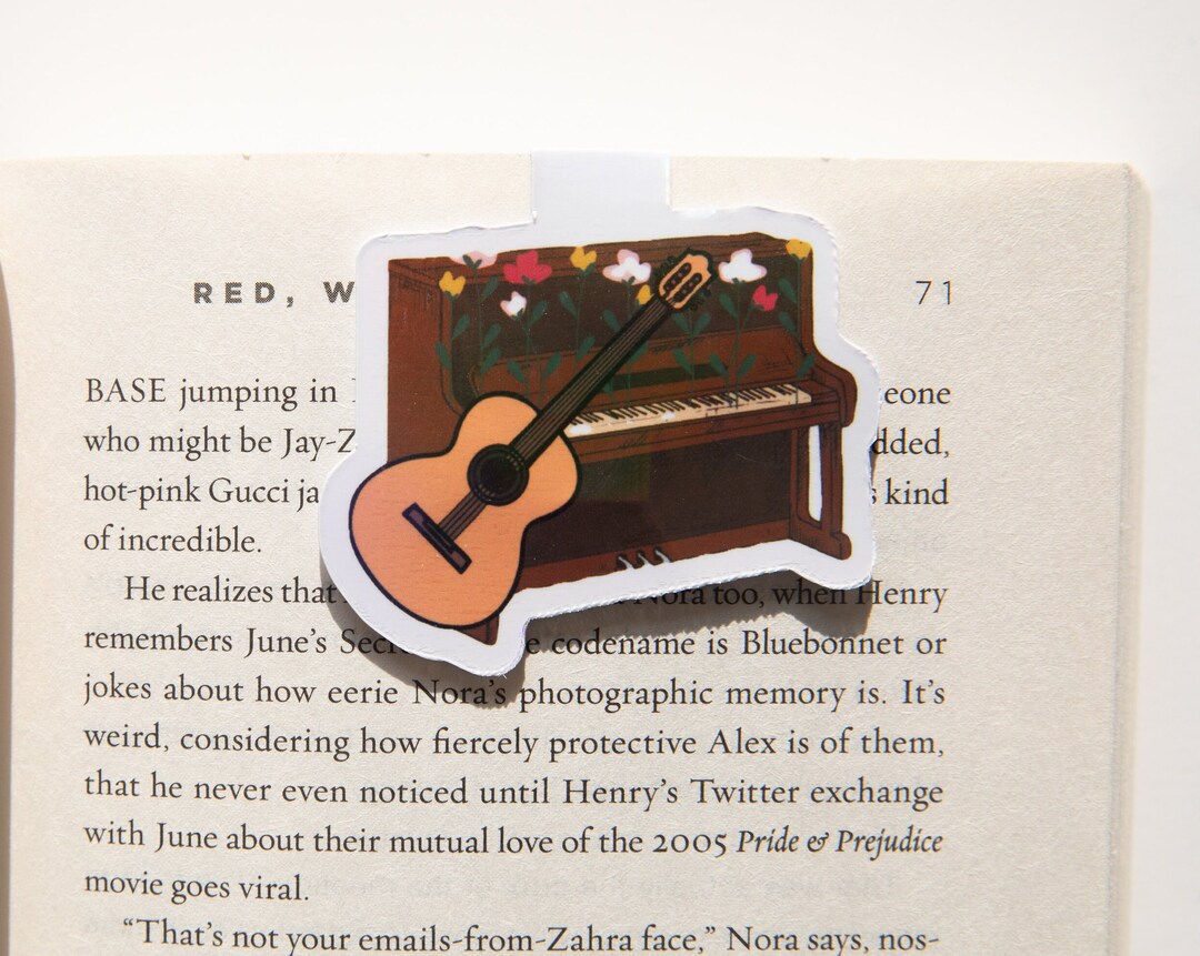 Surprise Song Instruments Magnetic Bookmark - Etsy