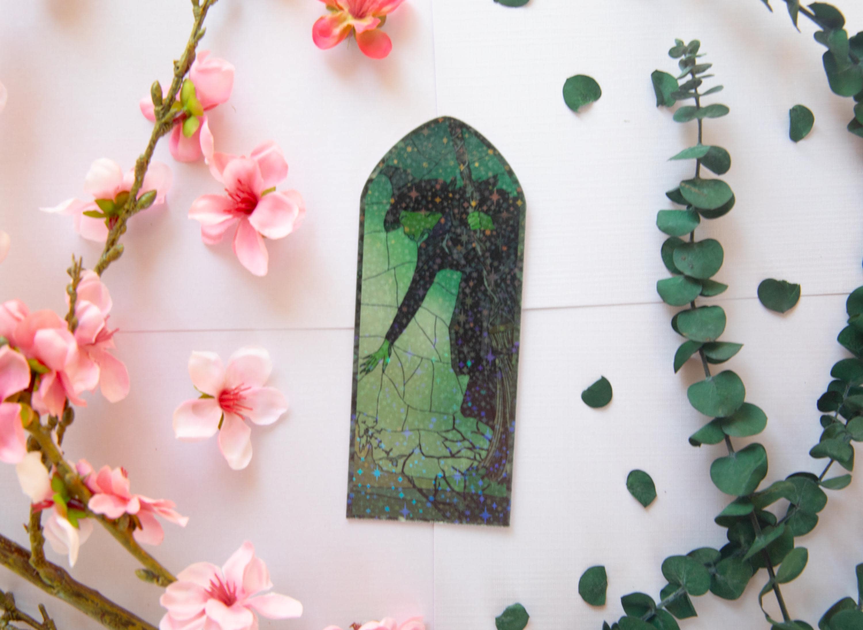 Elphaba Stained Glass Bookmark - Etsy