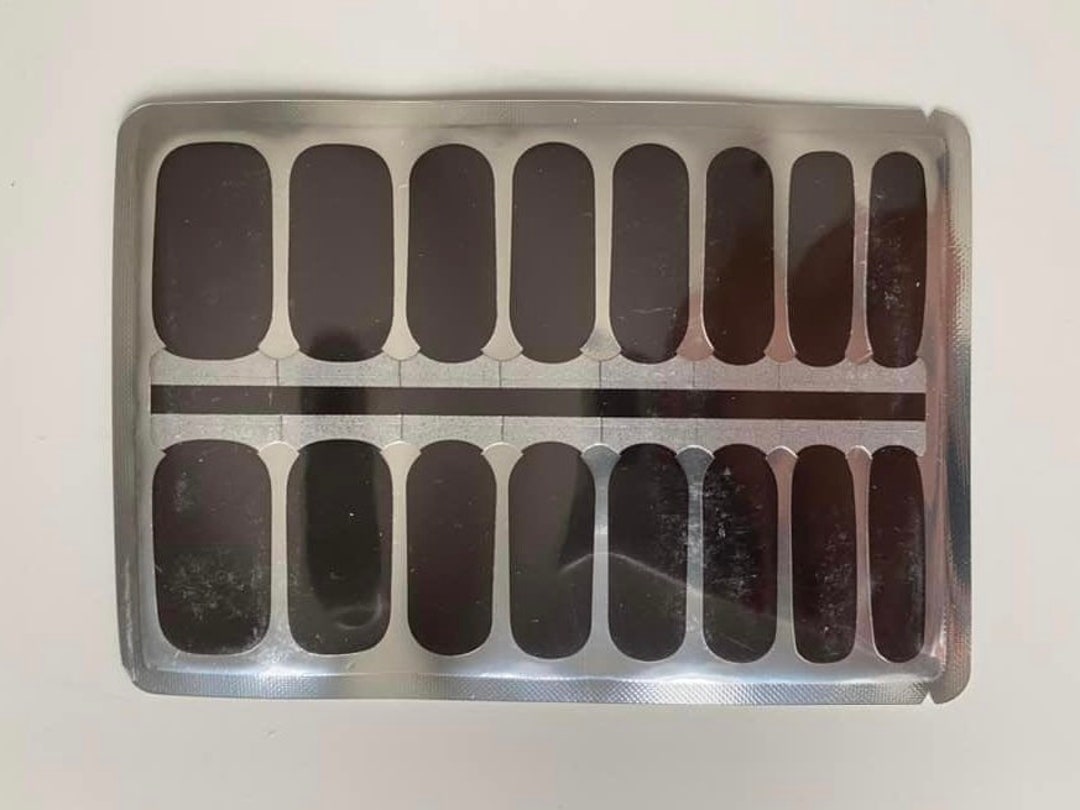 Dark Roast Long Wear Nail Wraps L Dry Nail Polish L Nail Wraps L Nail ...