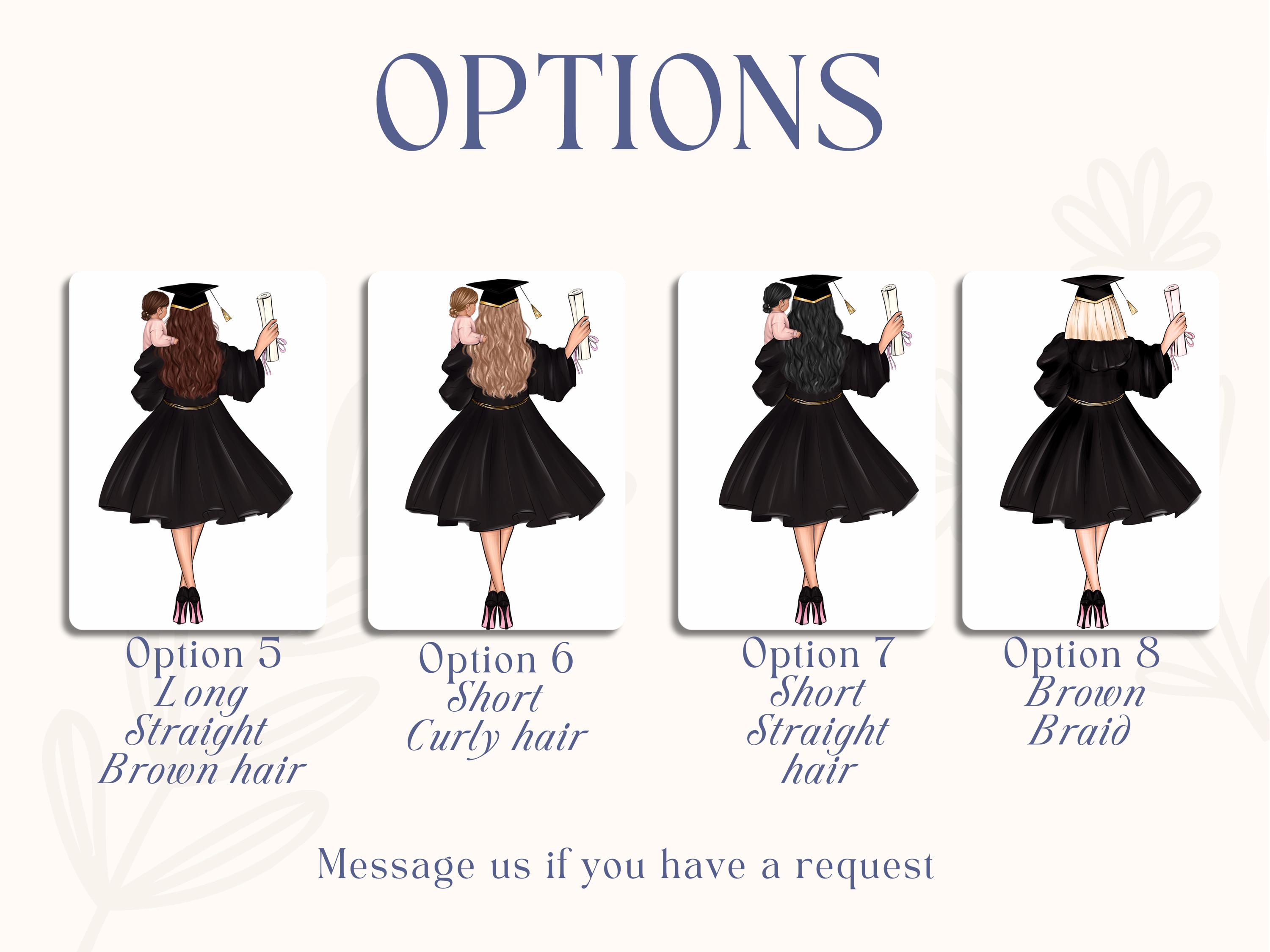 Sugar Sheet Graduation Light Skin Girl Woman Graduating Print - Class ...