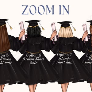 Sugar Sheet Graduation Light Skin Girl Woman Graduating Print - Class ...