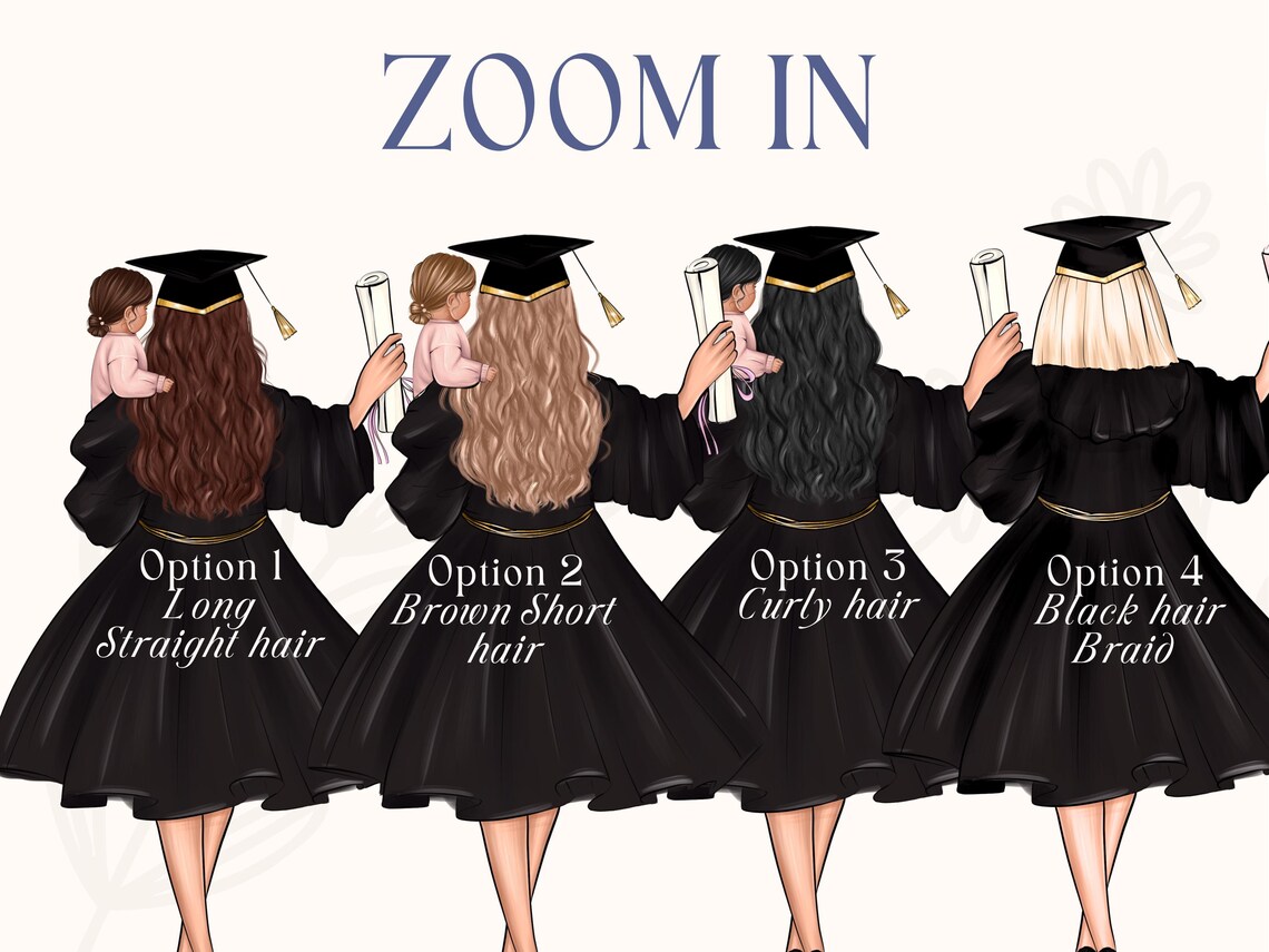 Sugar Sheet Graduation Light Skin Girl Woman Graduating Print - Class ...