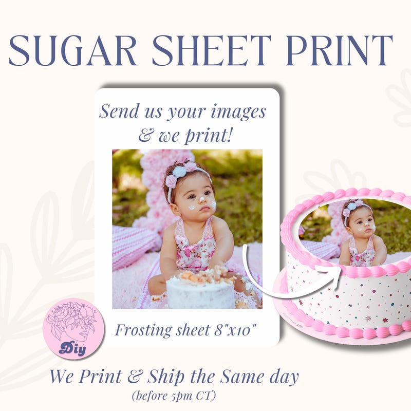 Custom Photo Icing Sheets - Etsy