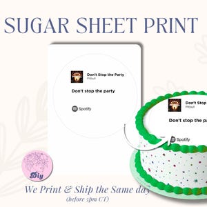 Pitbull Sugar Sheet Print Edible Cake Topper Image Round | Frosting ...