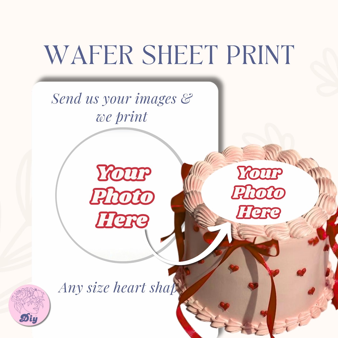 Wafer Paper Print | Burn Away Cake | Custom Message | Burnaway Cake ...