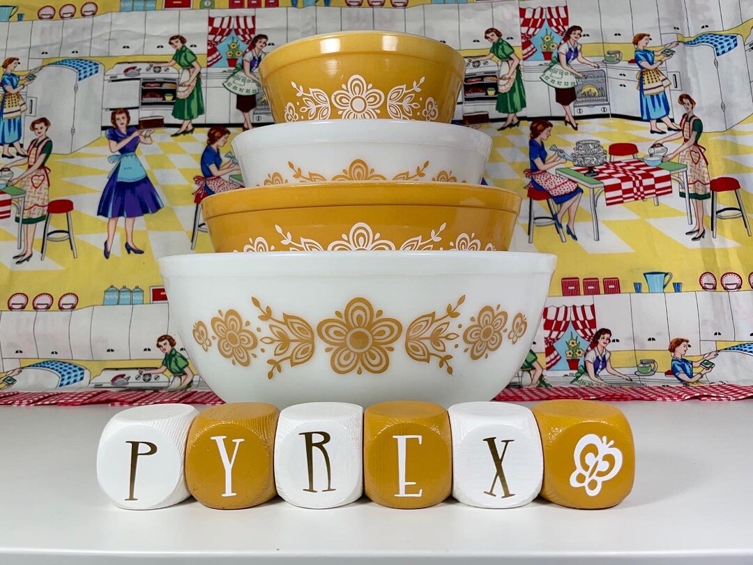 Pyrex Wooden Blocks - Etsy