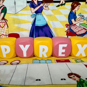 Pyrex Wooden Blocks - Etsy