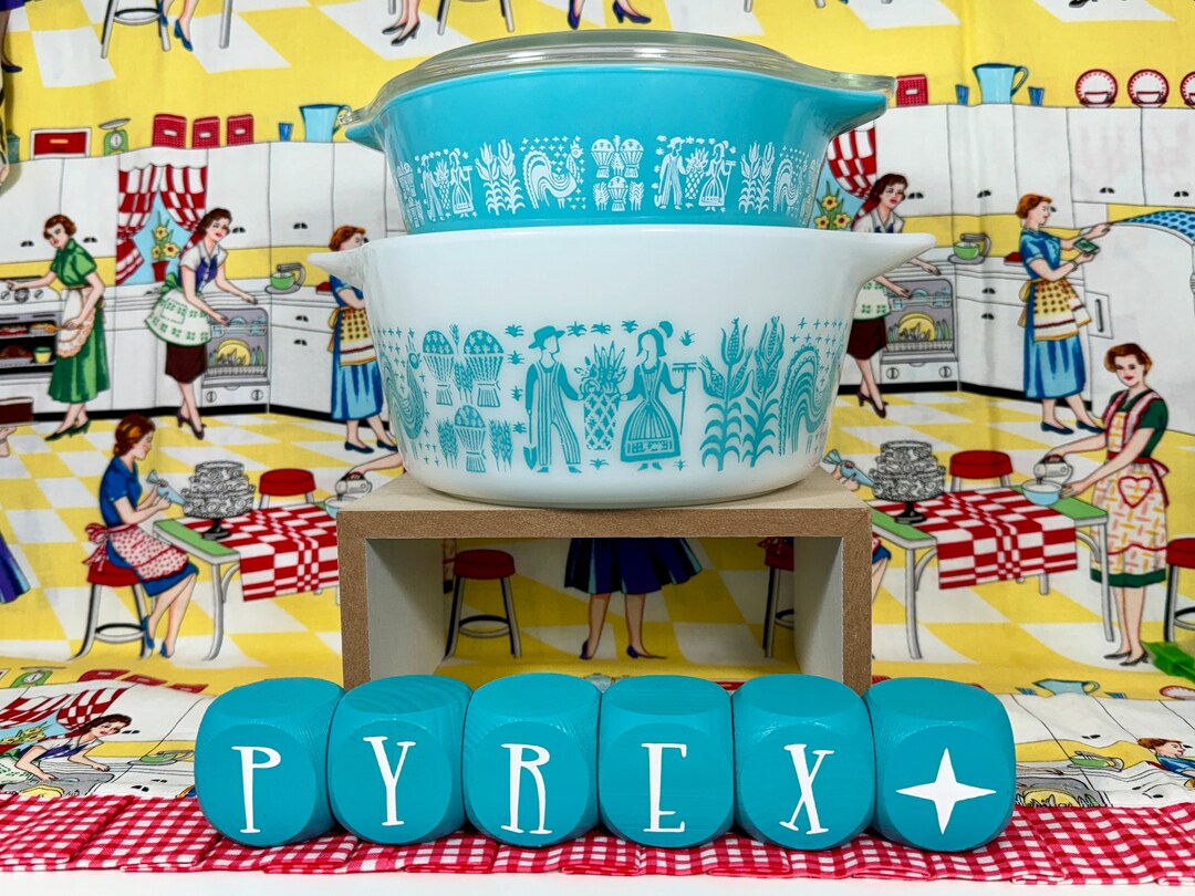 Pyrex Wooden Blocks - Etsy