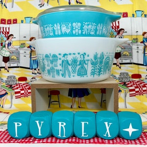 Pyrex Wooden Blocks - Etsy