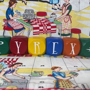Pyrex Wooden Blocks - Etsy