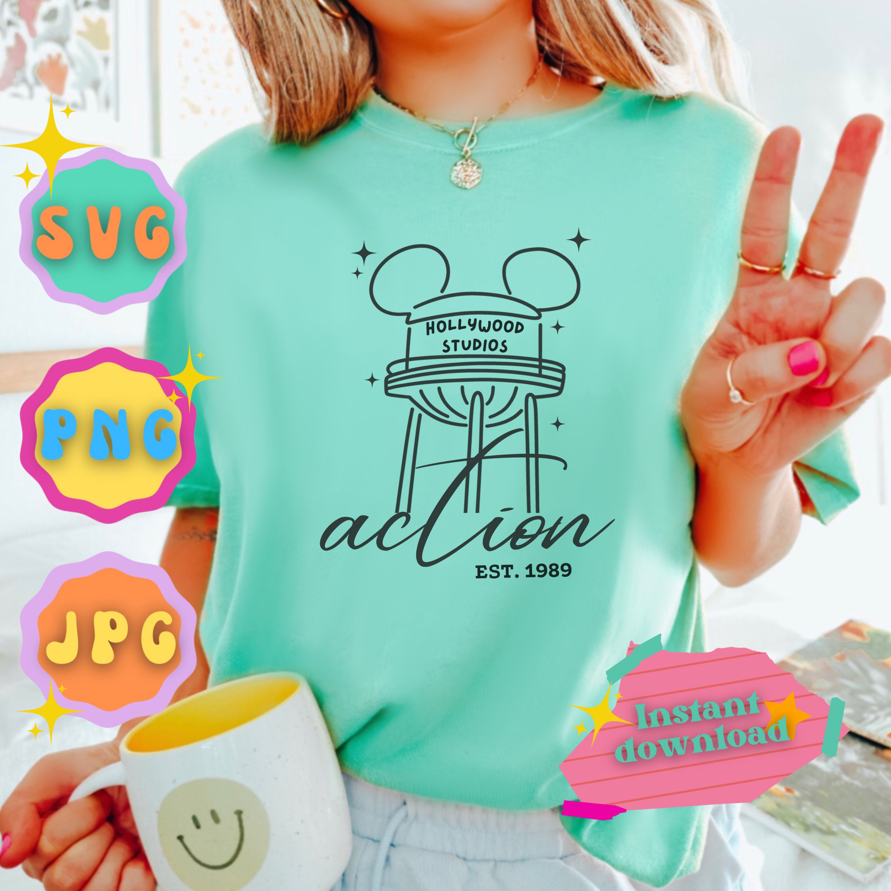 Orlando Hollywood Earful Tower - PNG - SVG - Mouse Tower - Action ...