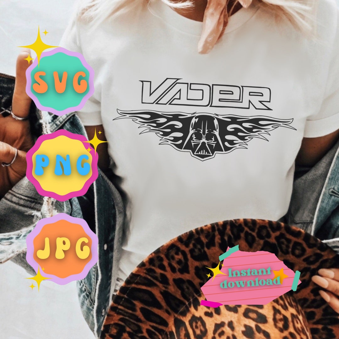 90s Inspo Vader SVG PNG JPG - Etsy