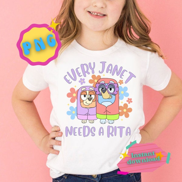 Bluey and Bingo Rita - Etsy Australia