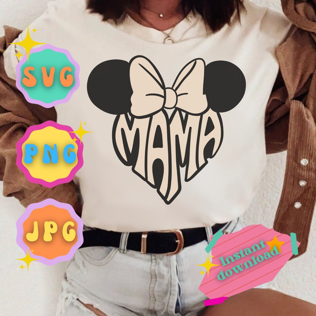 Magical Mama Mouse SVG PNG JPG - Etsy