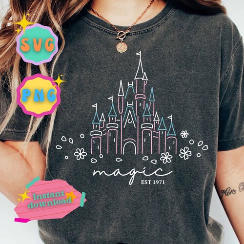 Magical Castle SVG PNG - Etsy