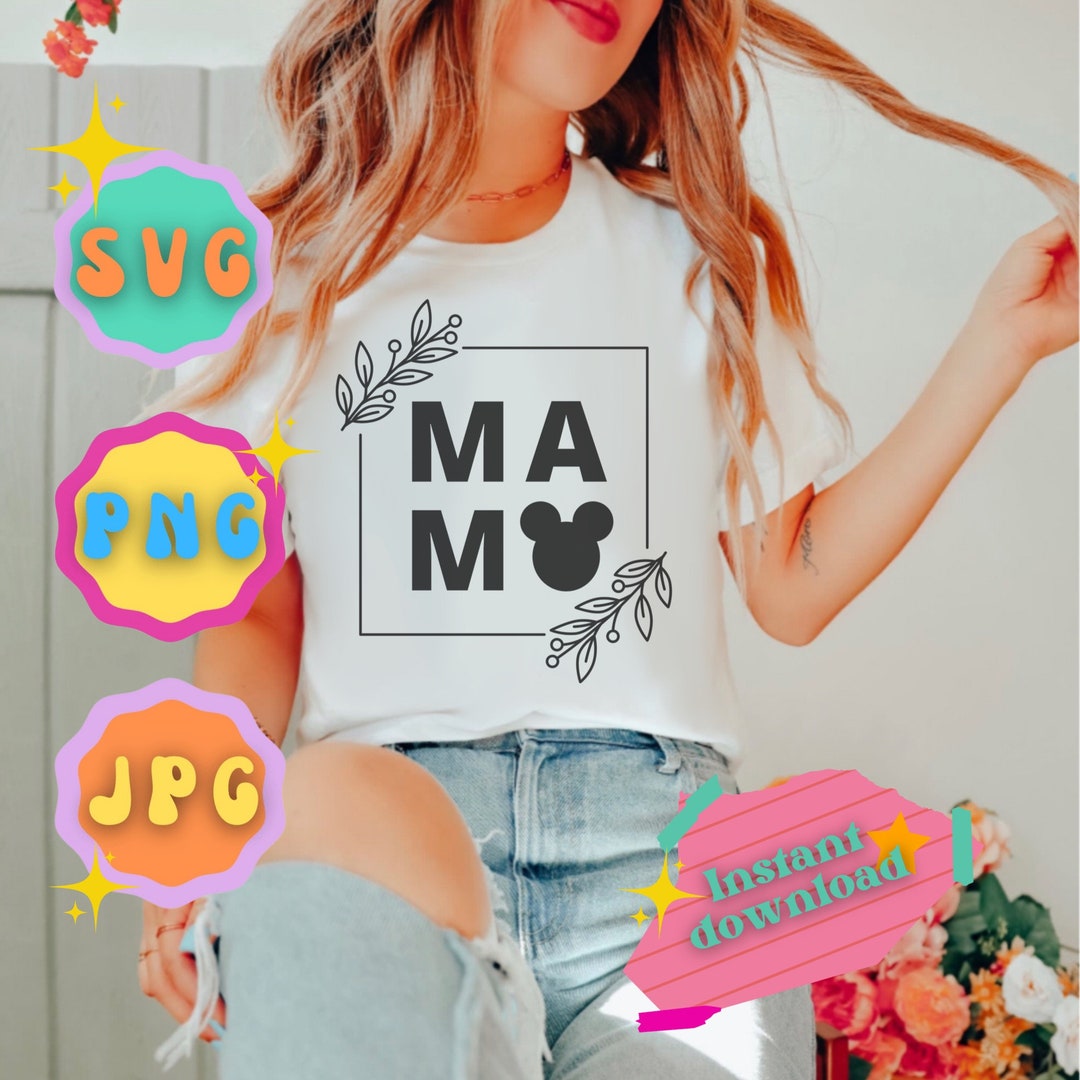 Mouse Mama SVG PNG JPG - Etsy