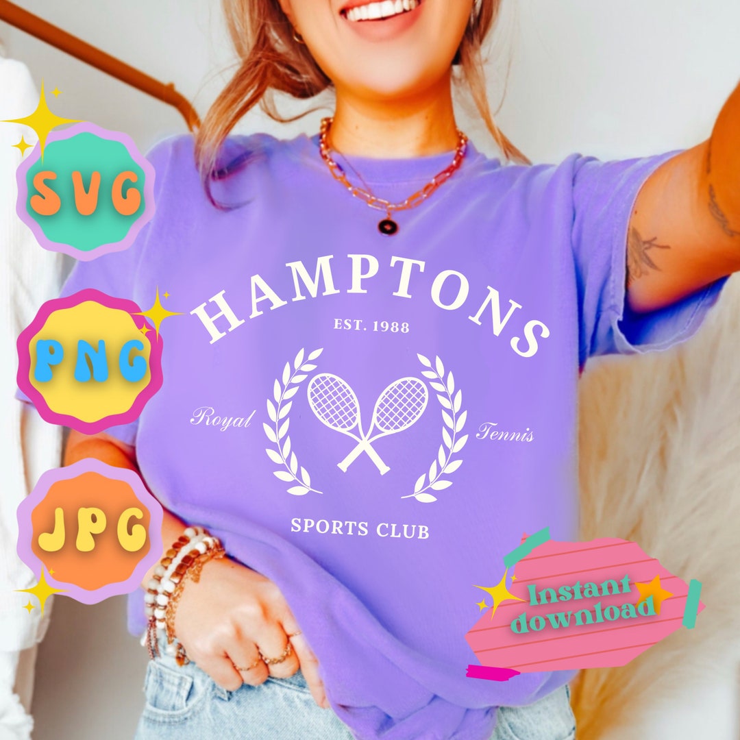 Tennis Club - the Hamptons PNG - SVG - Sports Club - Tennis - Trendy ...