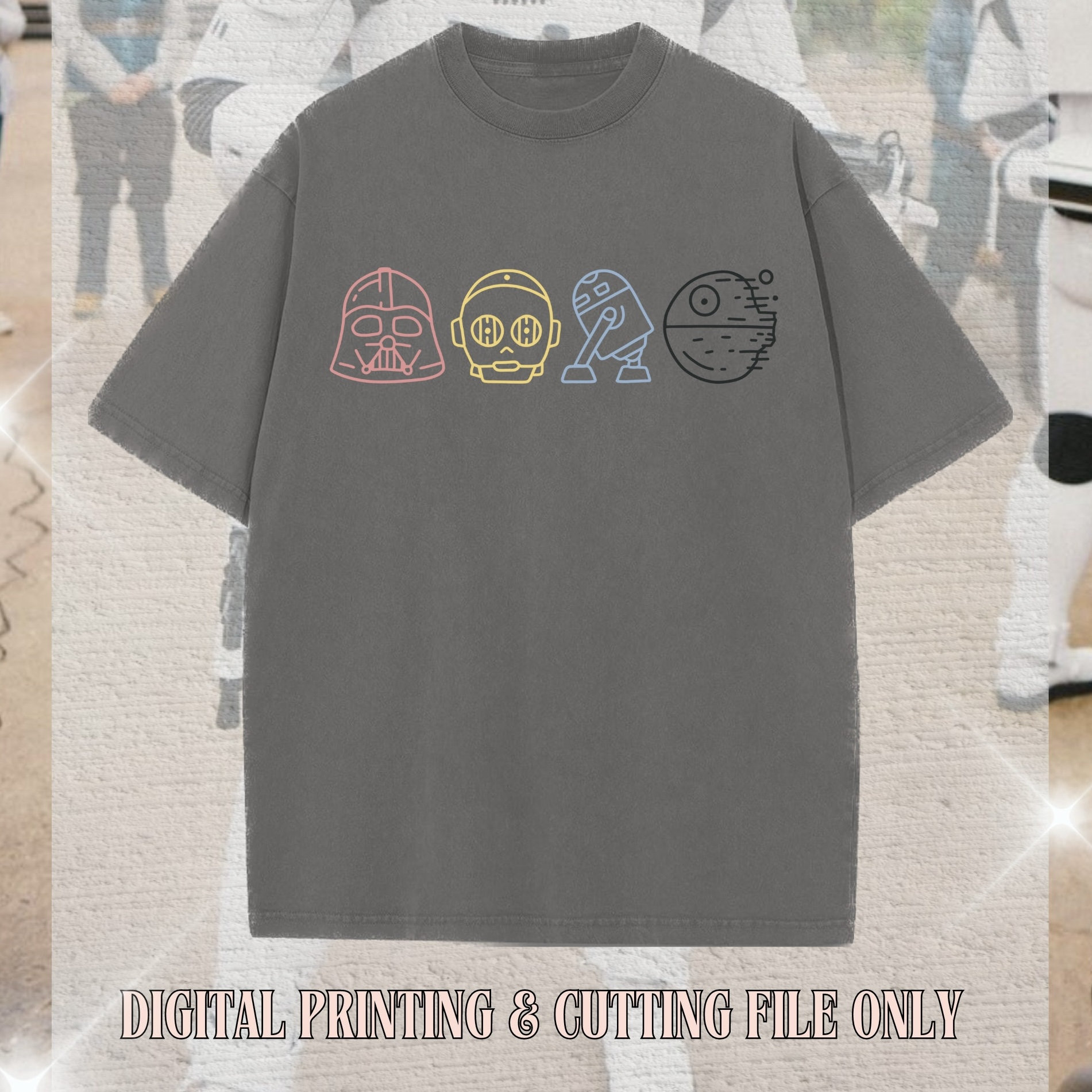 Minimalist Droid - Star Wars - SVG - PNG - JPG - Etsy